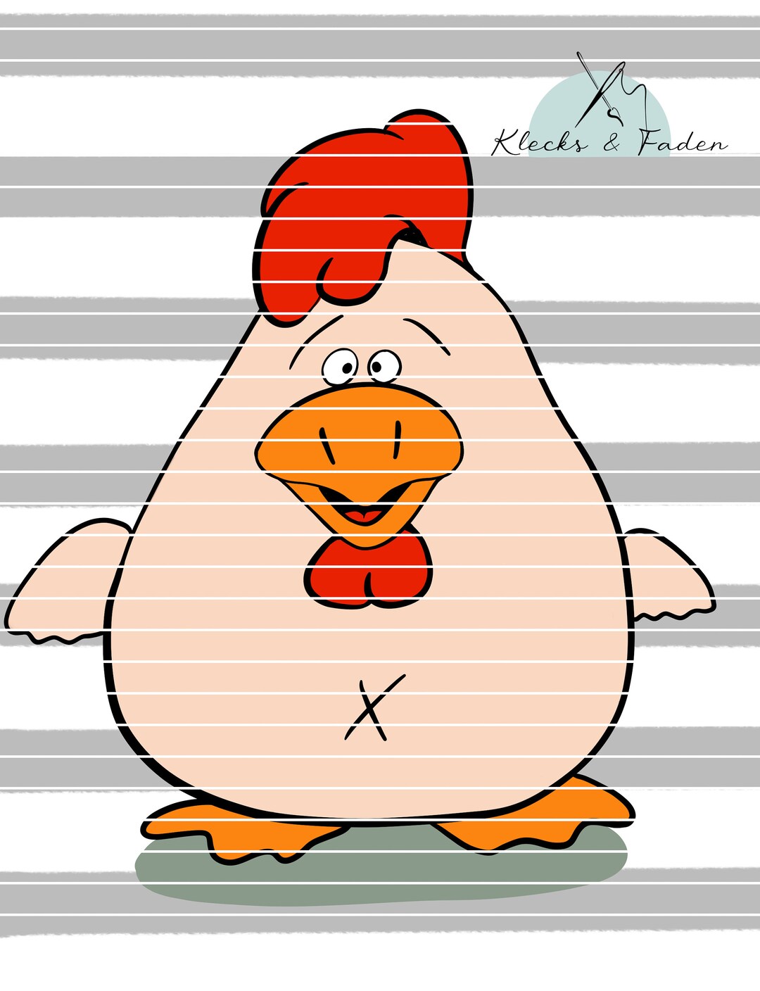 Hahn Hubert // Plot File / SVG / DXF - Etsy