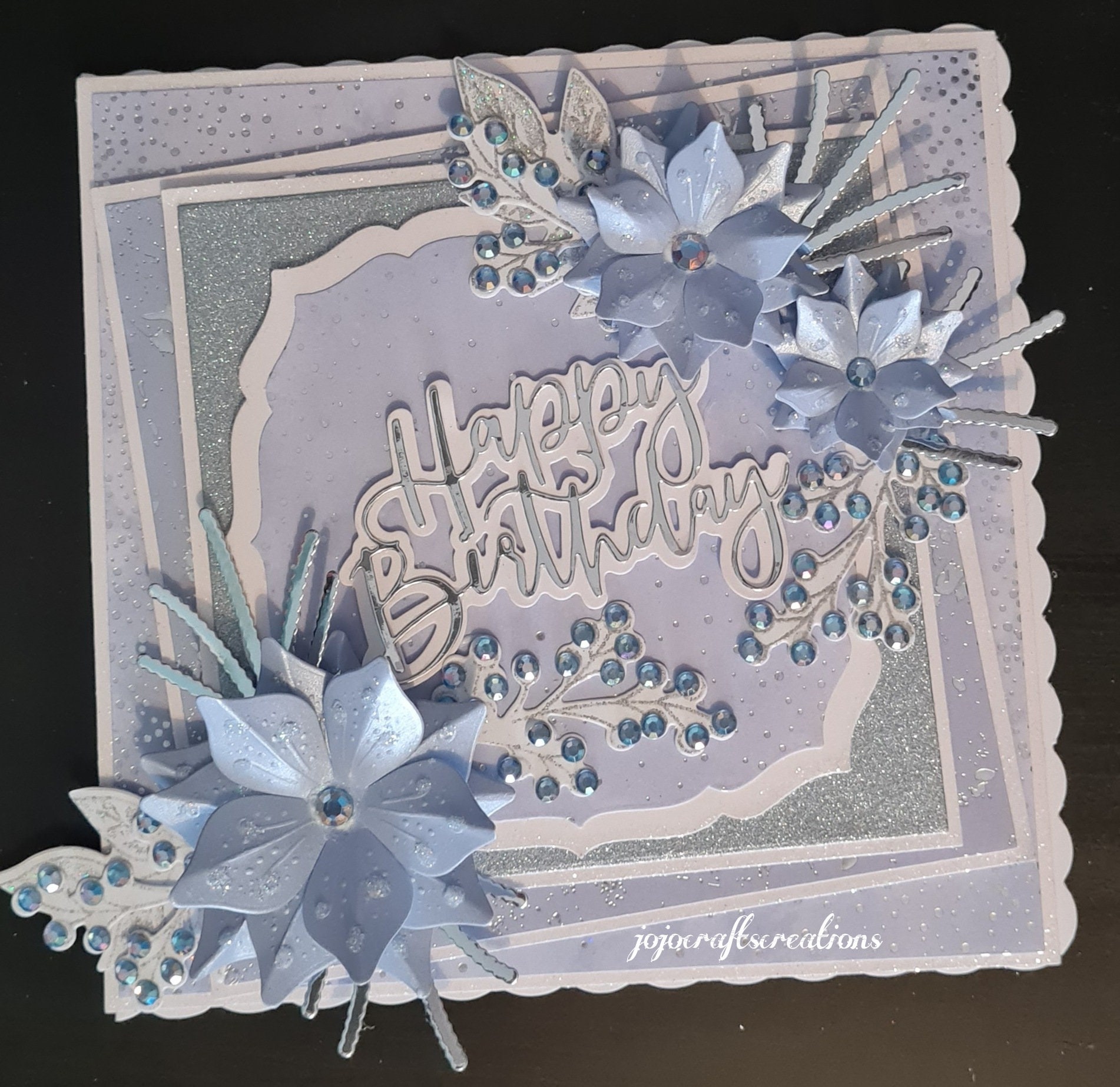 Luxury Female Birthday Card Handmade In Uk Etsy