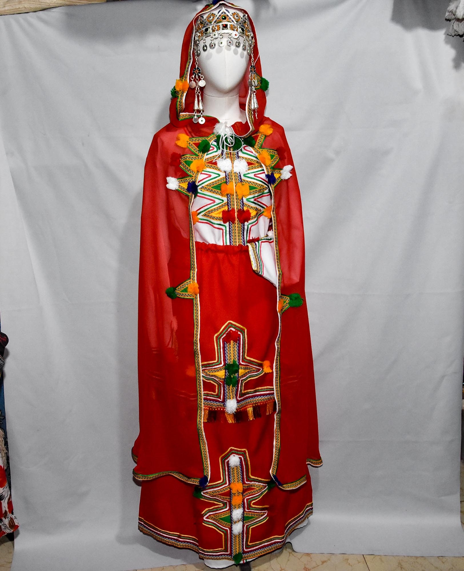 Berber Caftan Dress Set Cloth CHELHA AMAZIGH Clothing Berber - Etsy