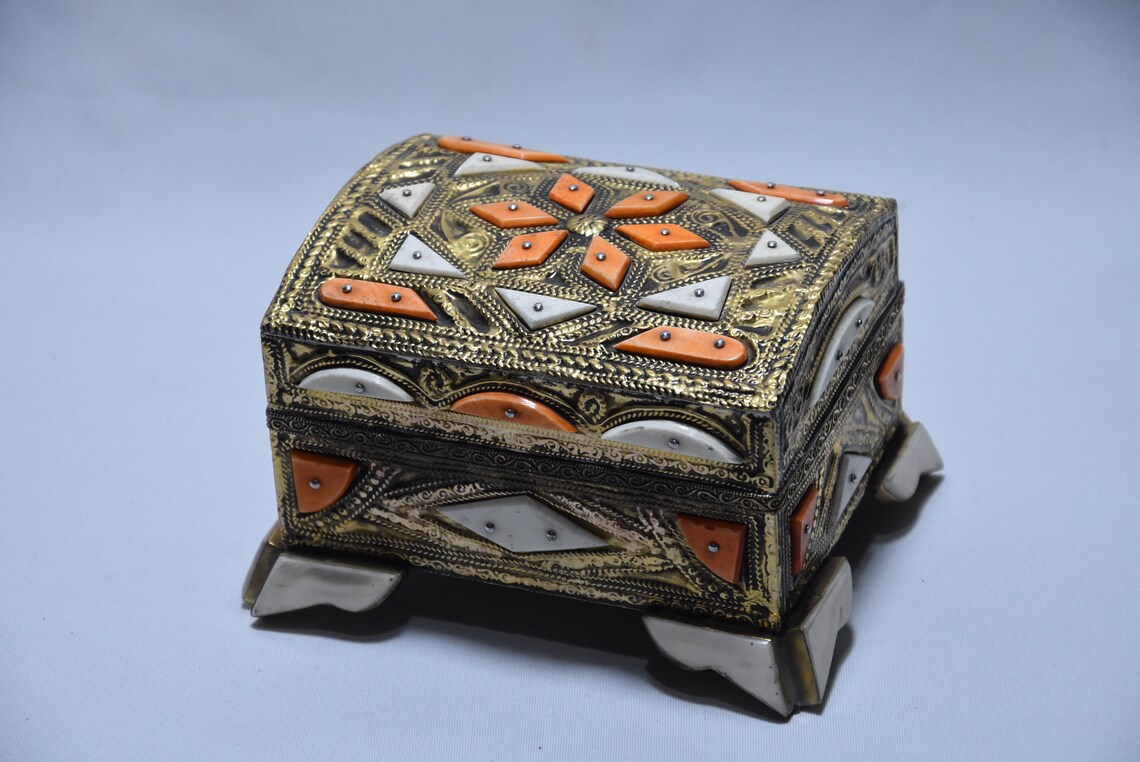 African Jewelry Box Handmade One of the Most Beautiful Jewelry - Etsy