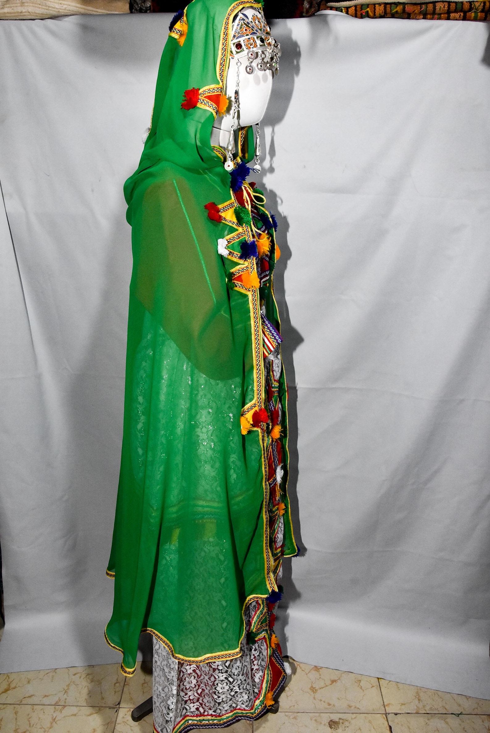 Kabyle Dress amazigh Dress Cloth Berber Cloth Wedding Tiznit - Etsy