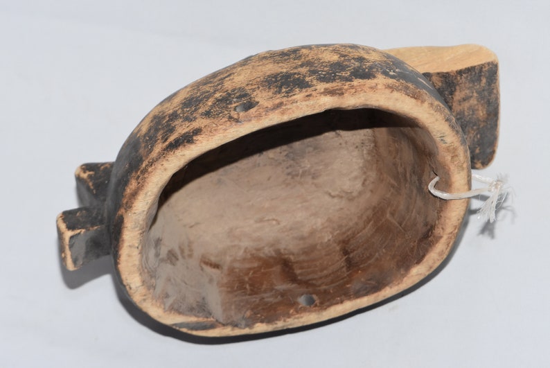 Nigerian Wood Wall Mask ,igbo Mask Black, Tuareg Sahara, Antique ...