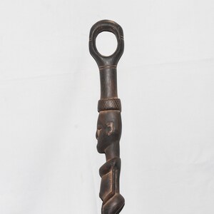 Cane-walking Stick Tuareg , Vintage Handmade Hand-carved Wooden Walking ...
