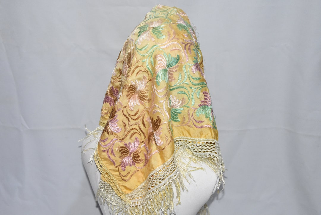 Vintage Foulard Marocain Wedding Moroccan Scarf Antique - Etsy Canada