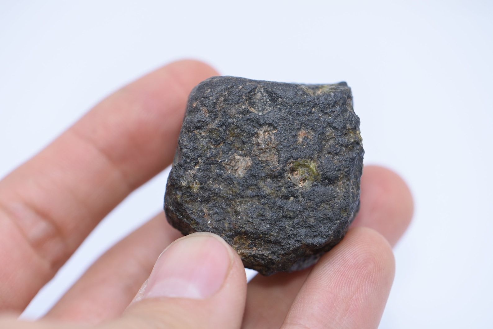 Weird Crystal-Studded Meteorite Green Crystal Meteorite Fell | Etsy