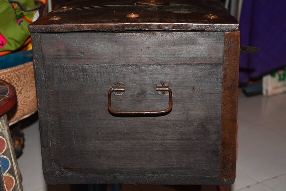 Antique Tuareg Chest , Vintage African Chest Tuareg - Gem