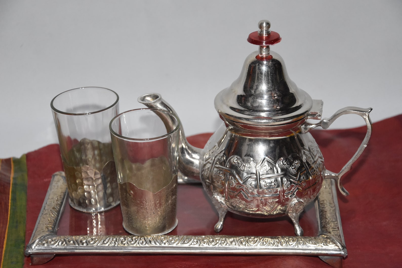Tea Set Moroccan Sahara Handmade Tea Set / Moroccan - Etsy