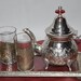 Tea Set Moroccan Sahara Handmade Tea Set / Moroccan Teapot/tea Glasses ...