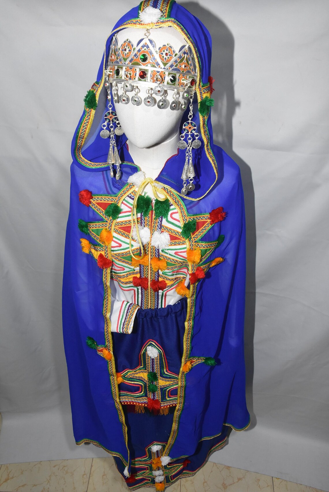 Berber Caftan Dress Set Cloth CHELHA AMAZIGH Clothing Berber - Etsy