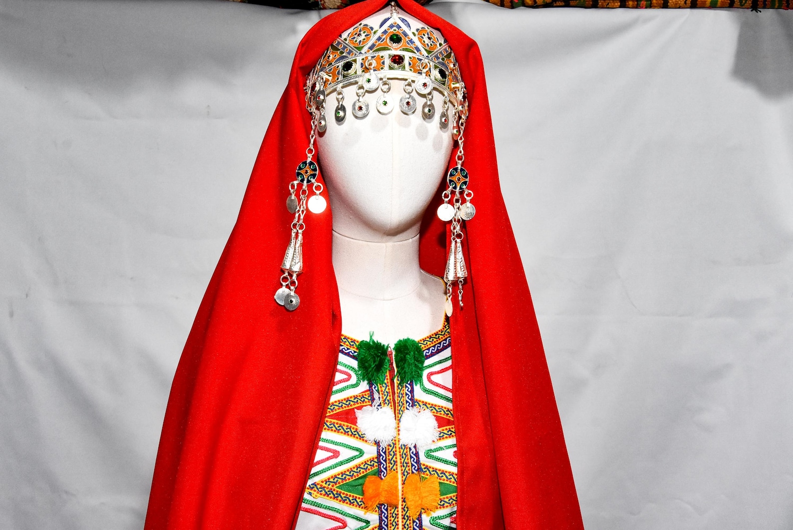 Berber Set Dress Amazigh Cloth Set 4 Piece Headdress Berber | Etsy