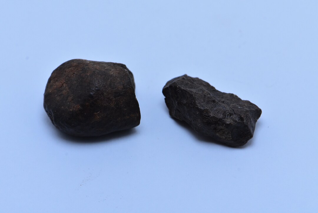 Moroccan Sahara Chondrite Meteorite: Two Small Specimens - Etsy