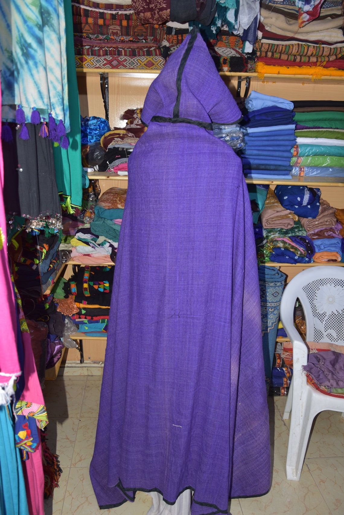 Berber Burnous . Silhaam marocain. Manteau de laine. Burnous | Etsy