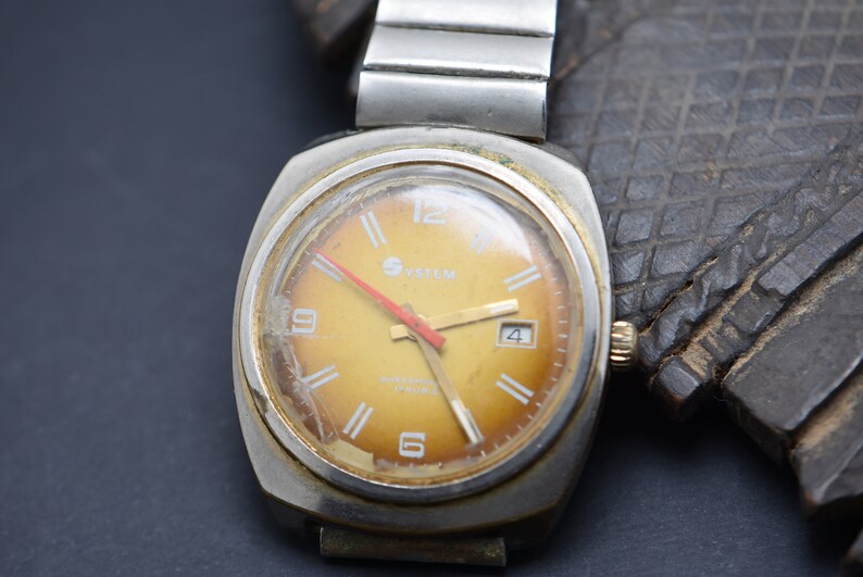 Old Swiss Watch SYSTEM Watch Vintage Swiss Watch - Etsy