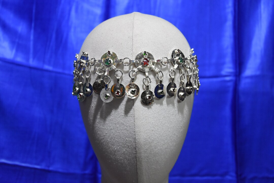 Headband Berber Silver , Head Ornament Morocco Sillevr Plated , Hair ...