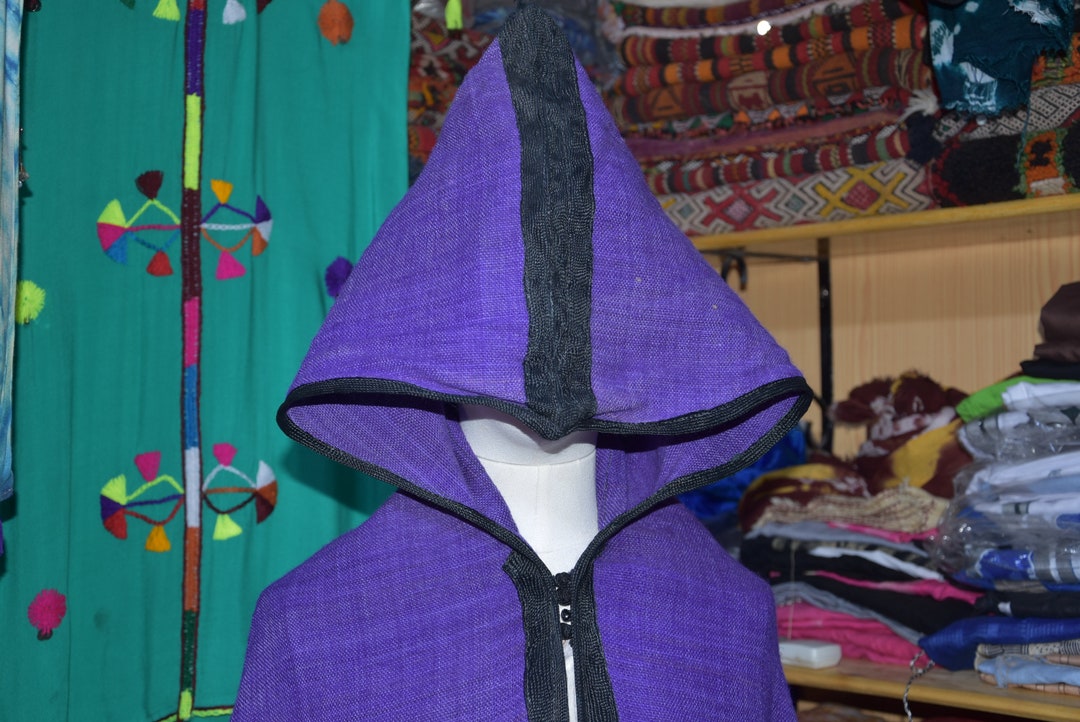 Berber Burnous . Silhaam Marocain. Manteau De Laine. Burnous Marocain ...