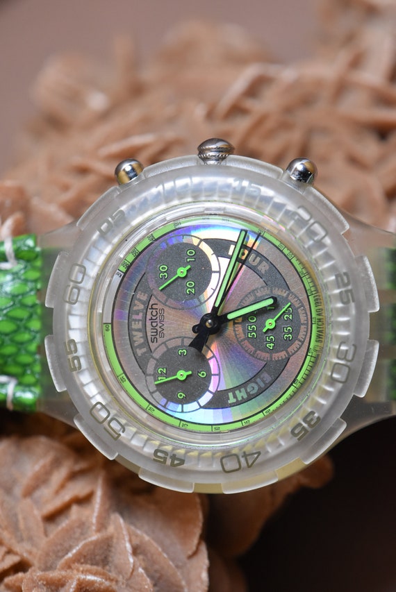 Rare swatch chronograph 1993 watch , swiss swatch chr… - Gem