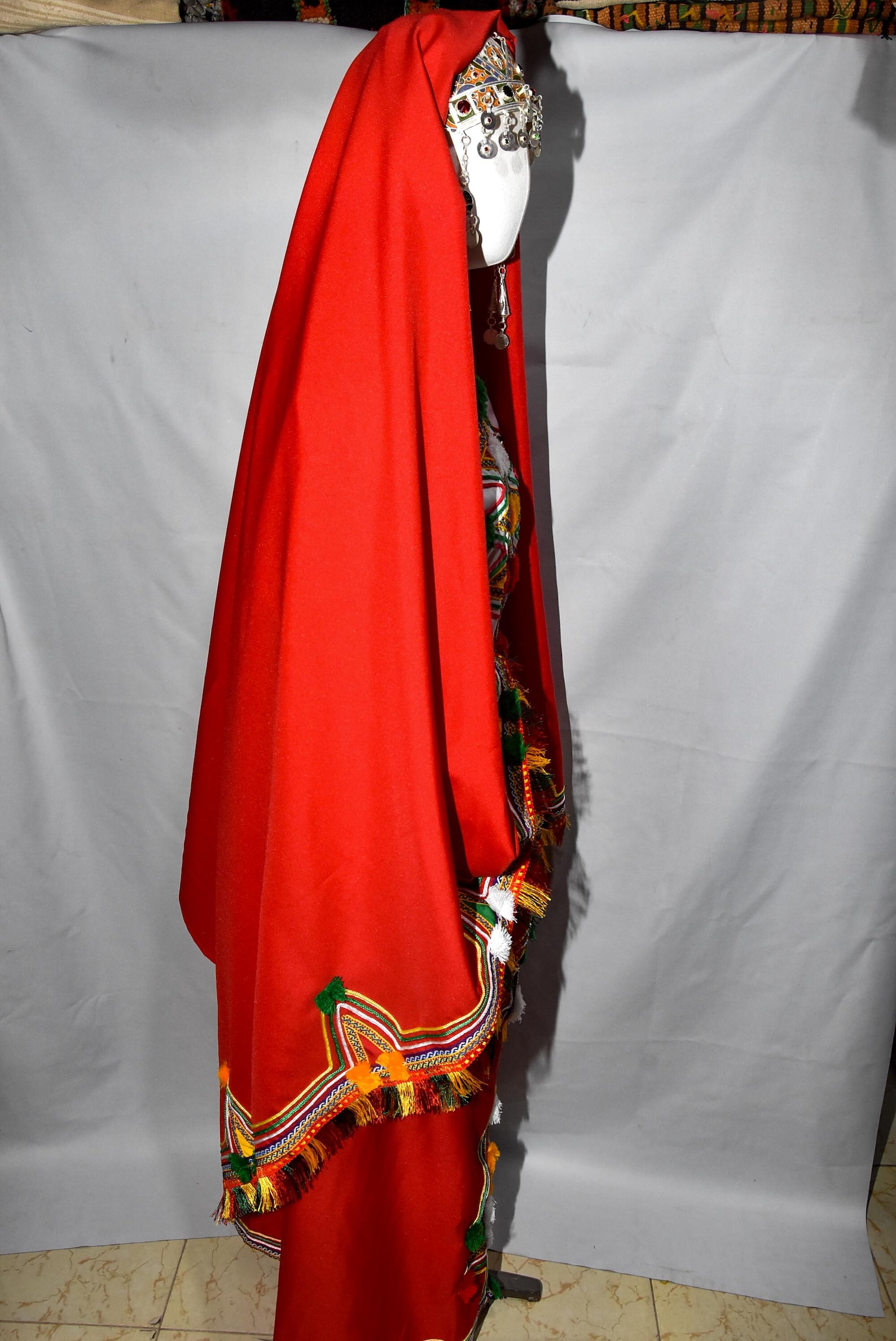 Berber Set Dress Amazigh Cloth Set 4 Piece Headdress Berber | Etsy