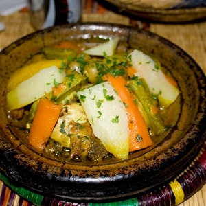 Moroccan Tajine Pot: Earthenware Tagine Casserole With Lid - Etsy