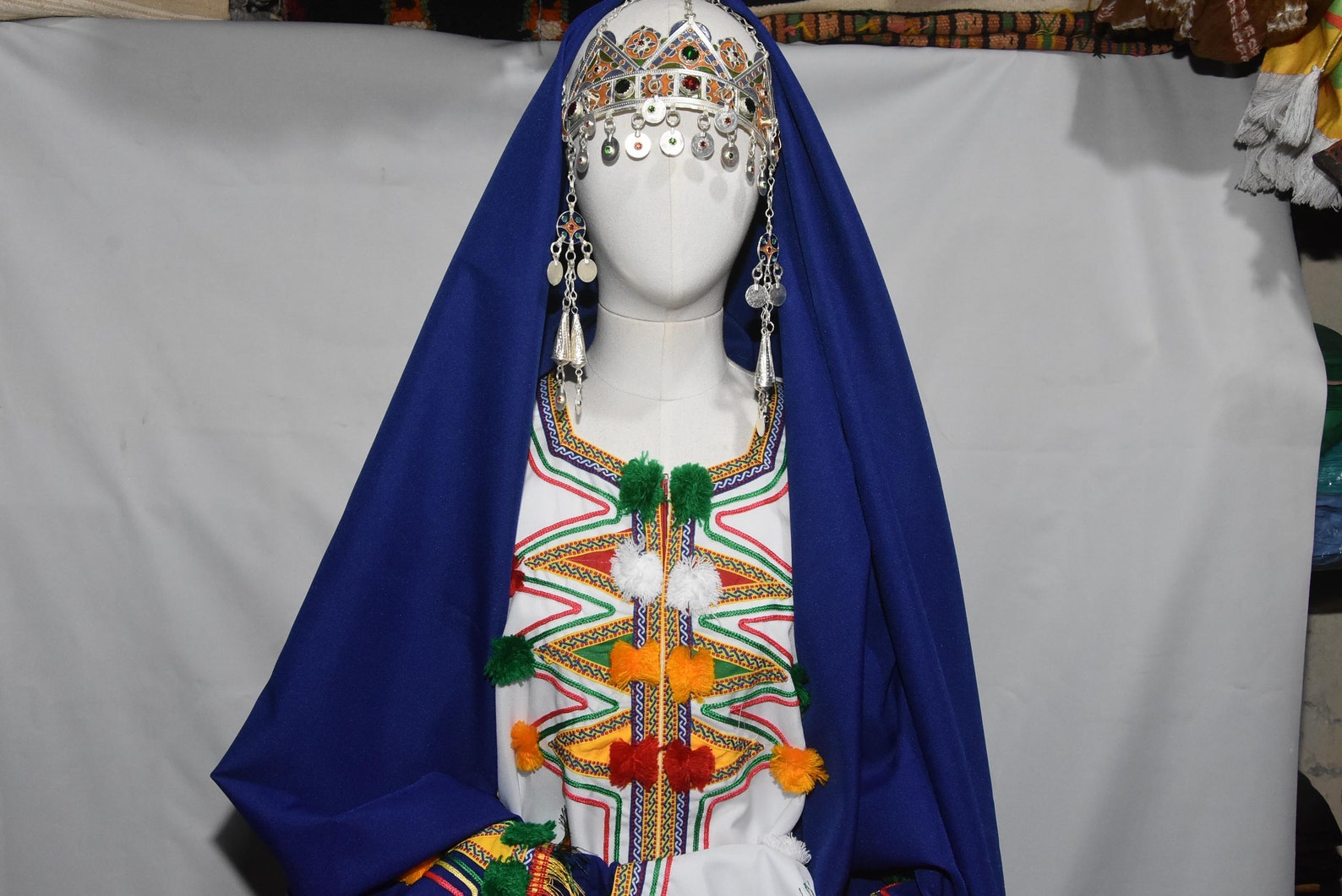 Berber Set Dress Amazigh Cloth Set 4 Piece Headdress Berber | Etsy