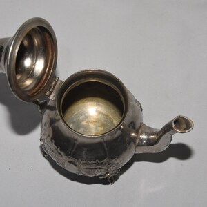 Moroccan Teapot Handmade Silverplated Moroccan Copper Teapot | Modern ...