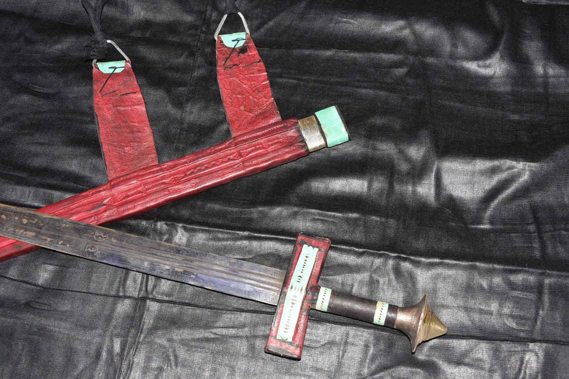 Tuareg Sword and Scabbard Takouba Swords of the Saharan - Etsy