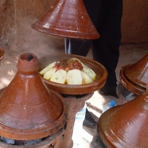 Moroccan Tajine Pot: Earthenware Tagine Casserole With Lid - Etsy