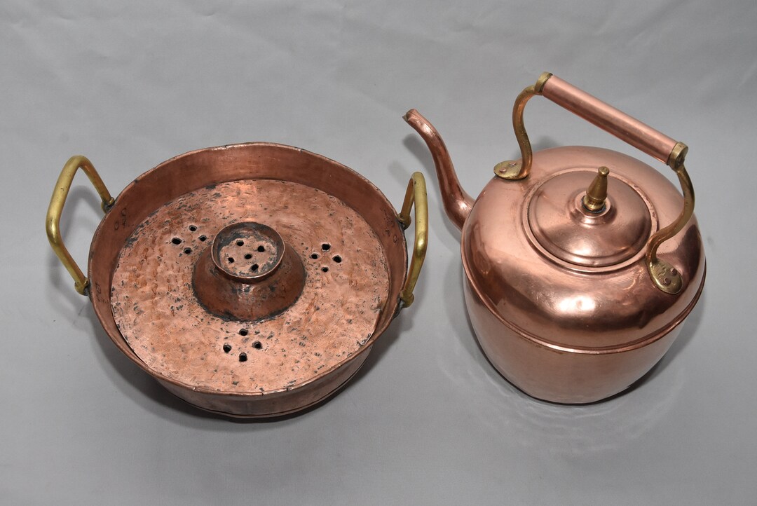Antique Hand Washing Set Copper Morocco , Vintage Hammam Set Brass ...