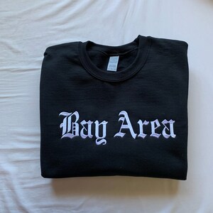 Bay Area Embroidered Sweatshirt - Etsy