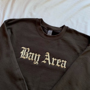 Bay Area Embroidered Sweatshirt - Etsy