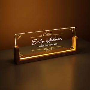 Personalized Doctor Gift - Desk Name Plate Custom - Name Plate for Desk ...