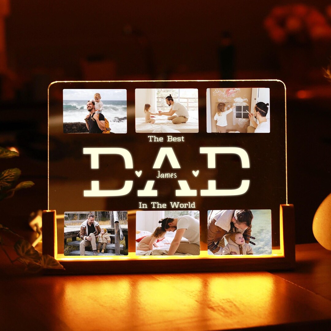 Personalized Dad Photo Print, Fathers Day Gifts, Gift for Dad, Custom ...