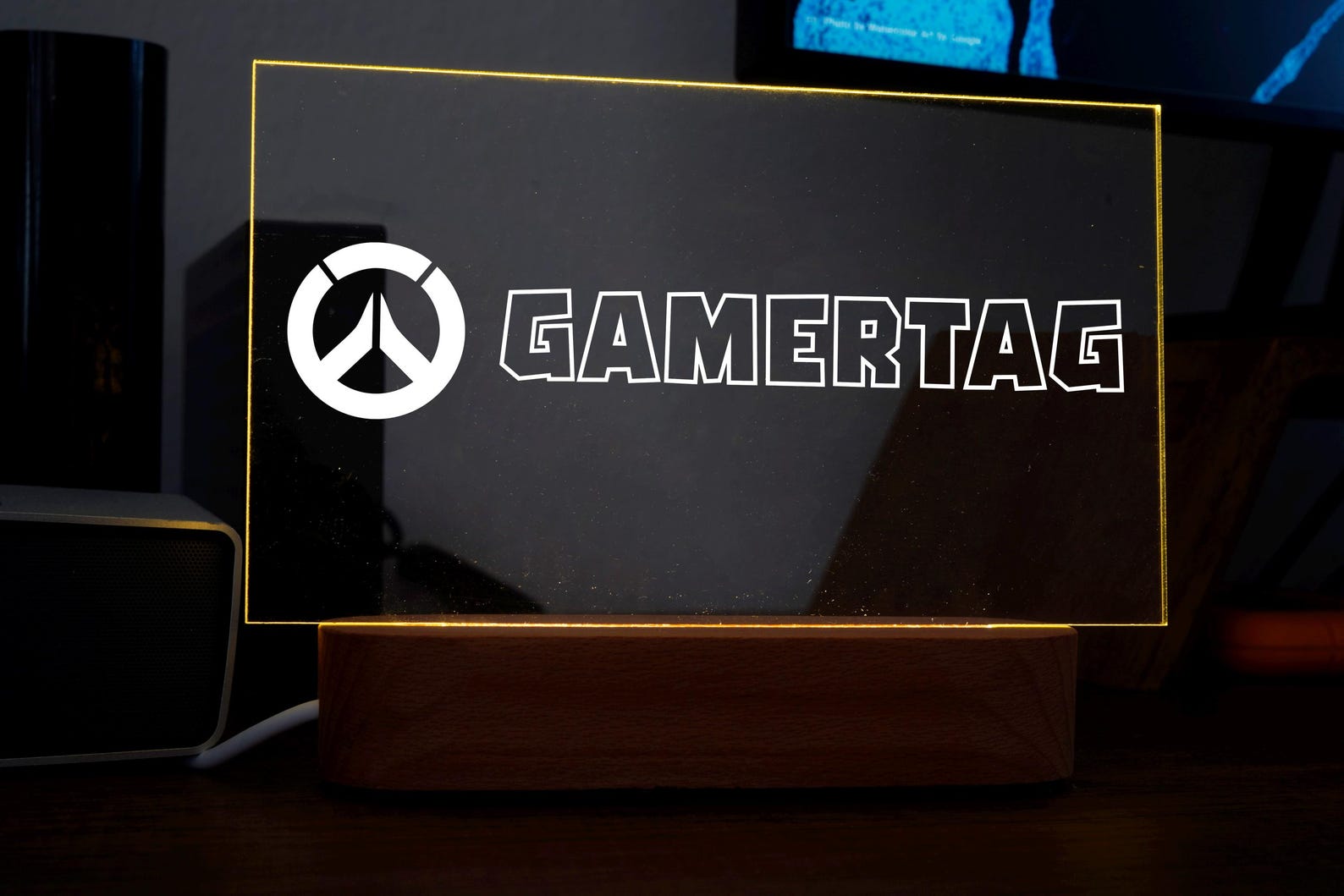 Gamer Tag Sign - Gamertag Light - Led Gamertag - Gaming Tag - Custom ...