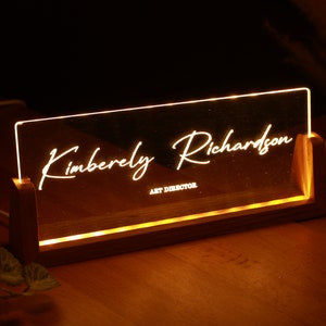 Personalized Doctor Gift - Desk Name Plate Custom - Name Plate for Desk ...