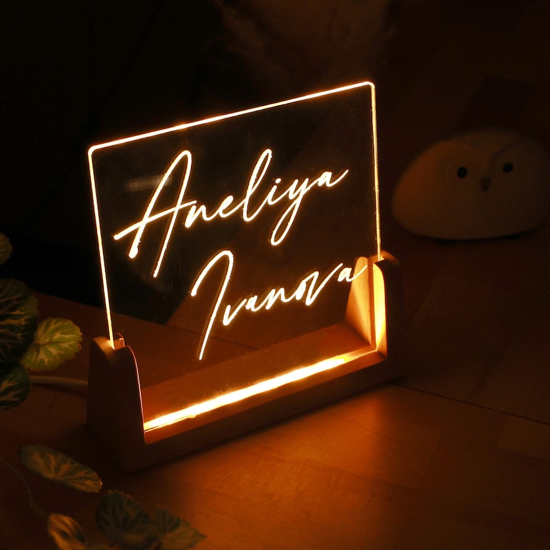 Light up Desk Plaque - Etsy