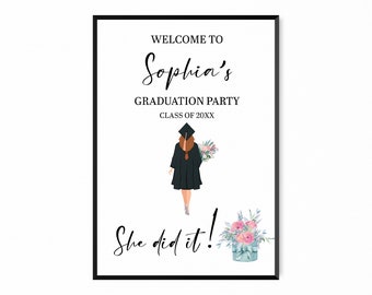 Personalised Graduation Gift Graduation Print Custom BFF Gift ...