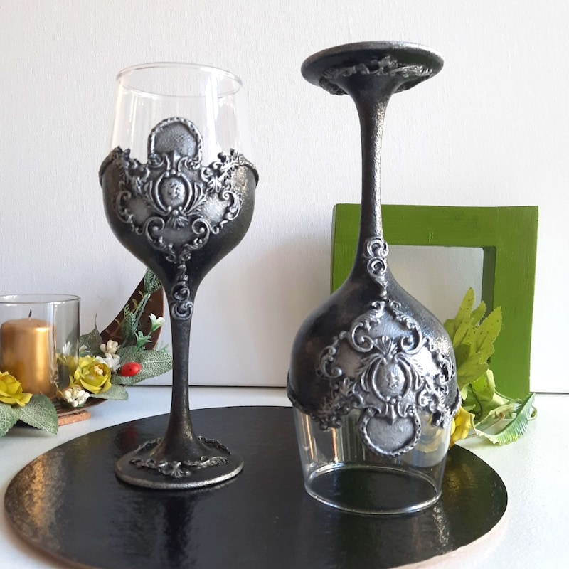 Wedding Goblets - Etsy