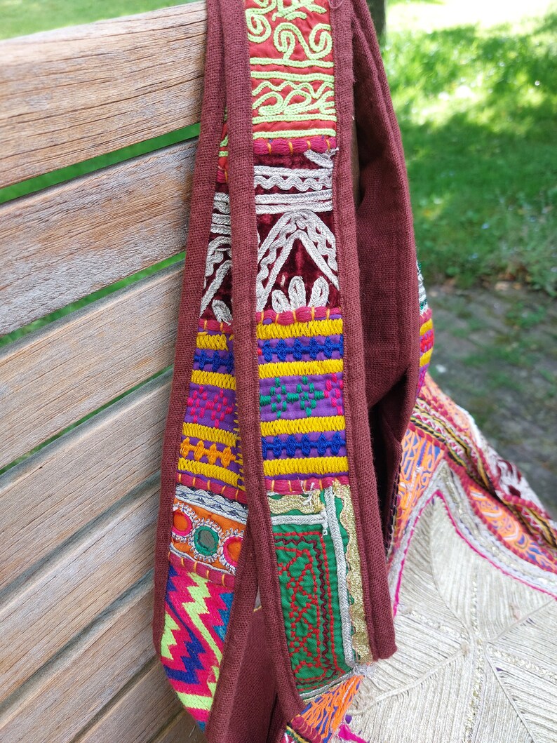 Vintage Banjara Tribal Indian Shoulder Bag Handwork Embroidery Mirror ...