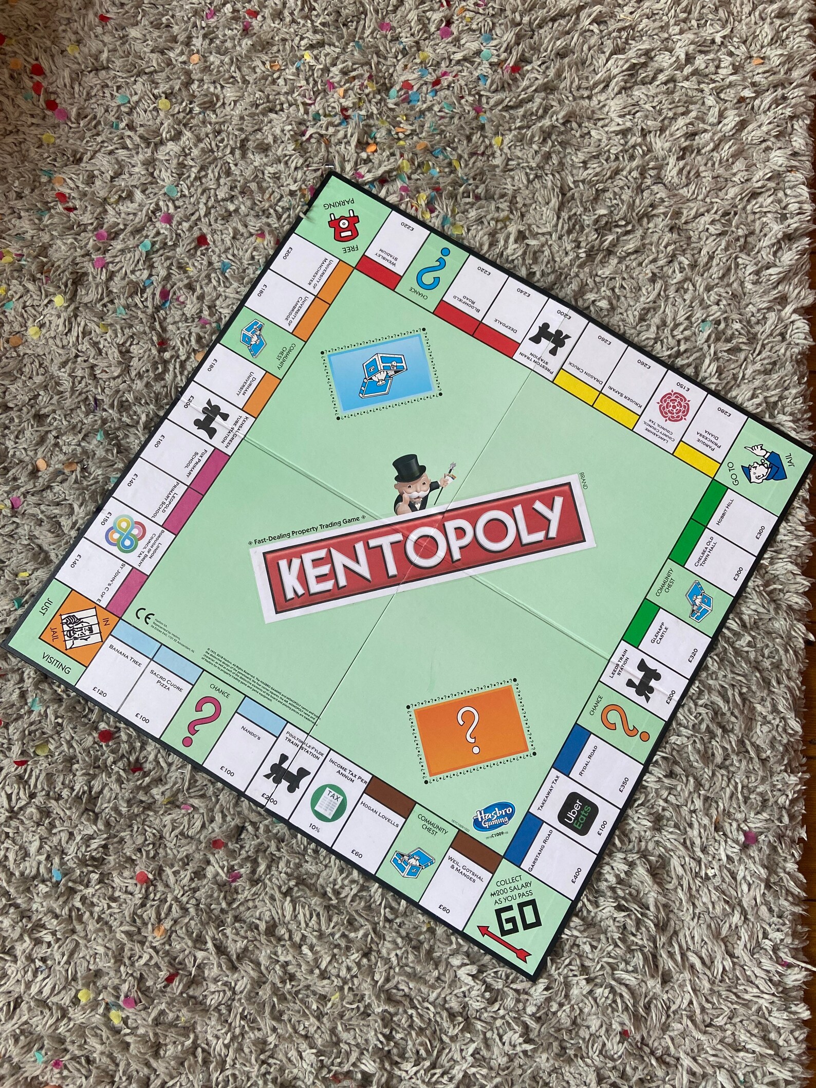 Custom Monopoly Board Game Location | Etsy
