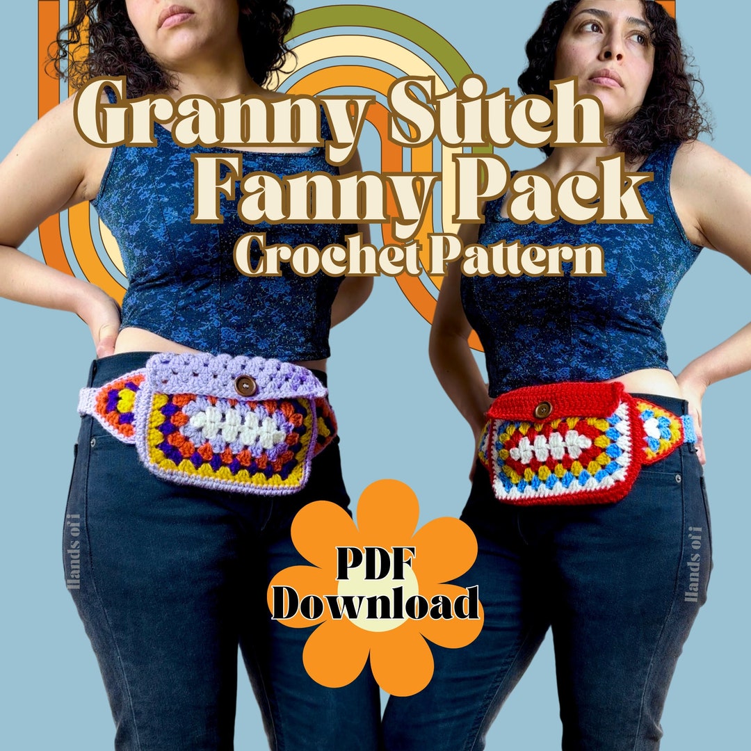 Crochet Fanny Pack Pattern, Granny Stitch Fanny Pack Crochet Pattern ...
