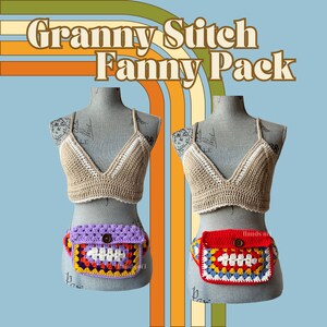 Crochet Fanny Pack Pattern, Granny Stitch Fanny Pack Crochet Pattern ...
