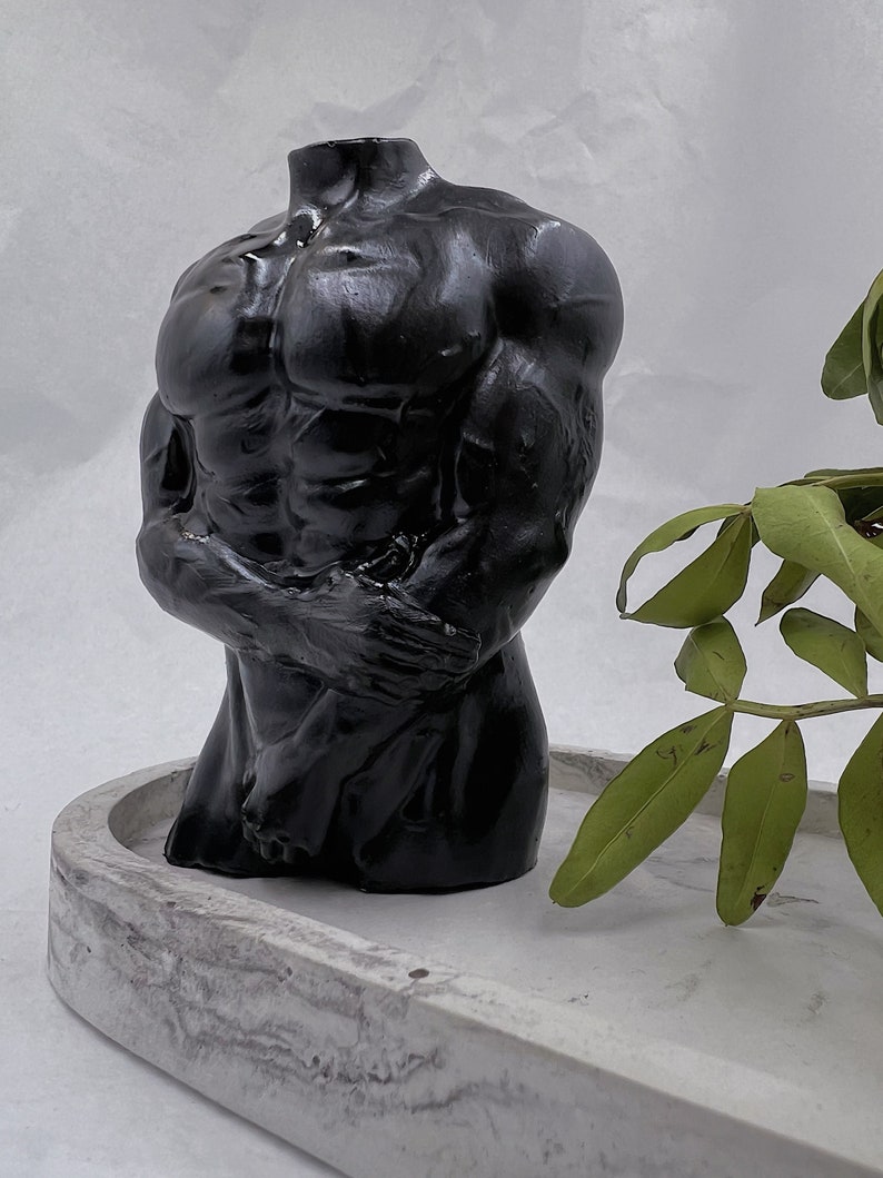 Male Sculpture, Male Figurine, Greek God Sculpture, Muscular Man Torso ...