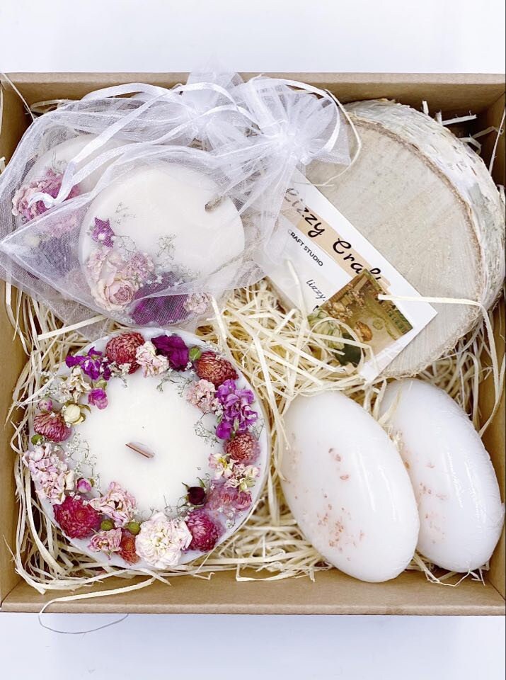 Aromatherapy Wellness Box for Women Deluxe Self Care Gift Set Bridal ...