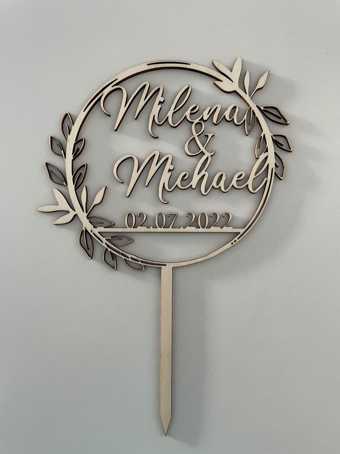 Cake Topper eucalyptus Cake Topper Marriage - Etsy