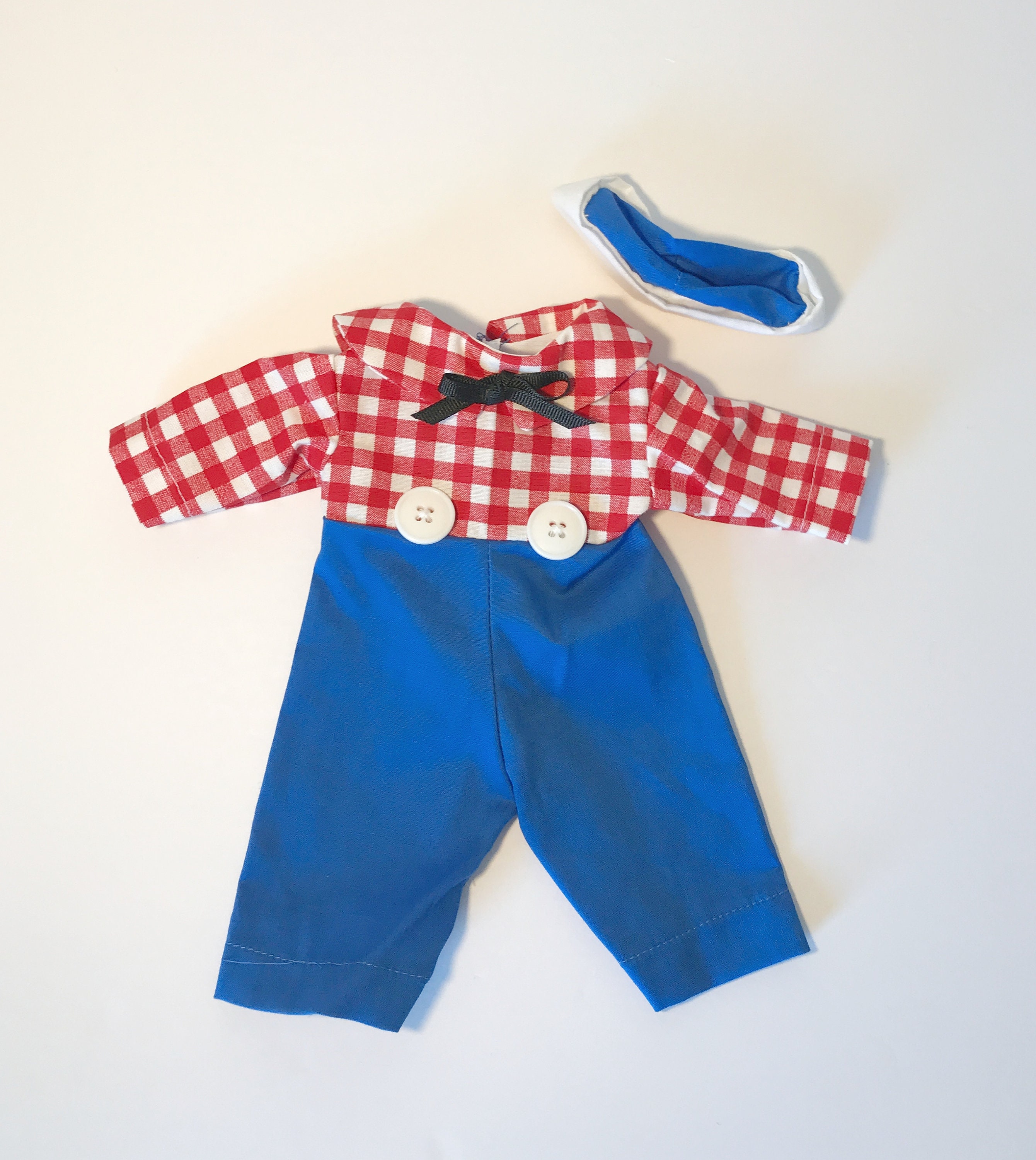 Raggedy Andy Outfit, Handmade Doll Clothes, 15 Inch Doll Outfit ...