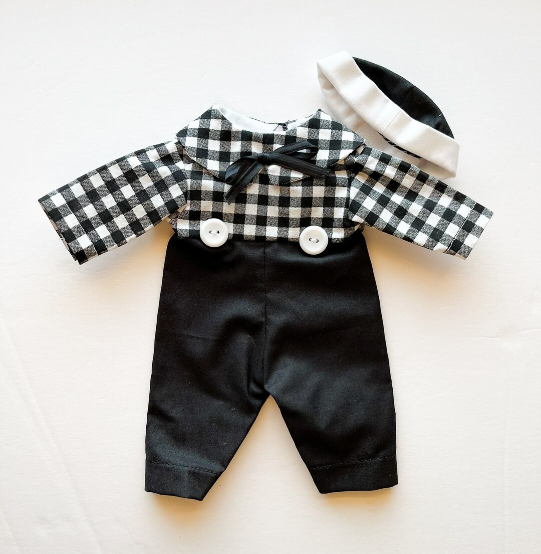 Raggedy Andy Outfit, Handmade Doll Clothes, 15 Inch Doll Outfit ...