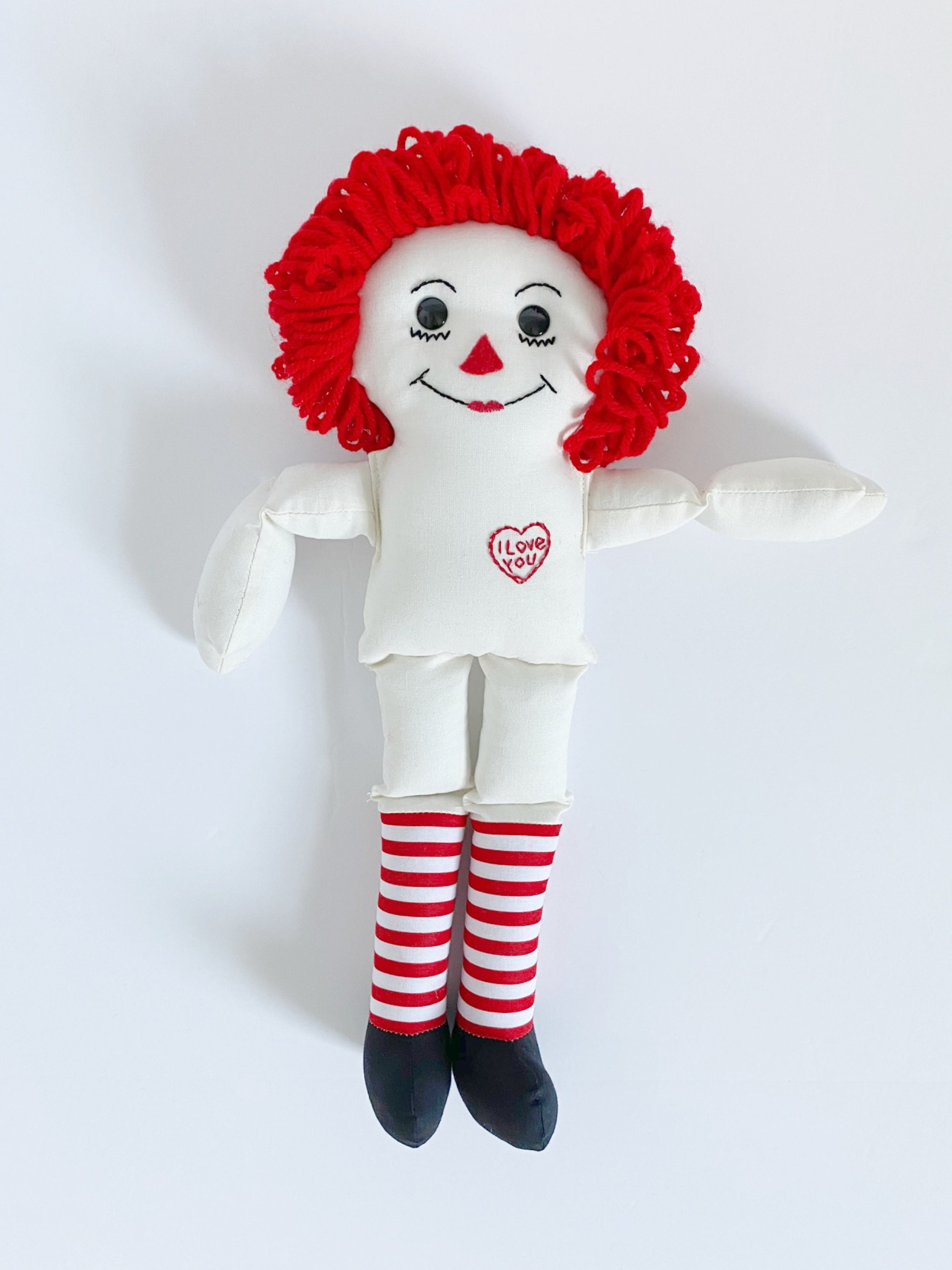 20 Inch Plush Doll Rag Doll Handmade Raggedy Ann Doll 20 - Etsy