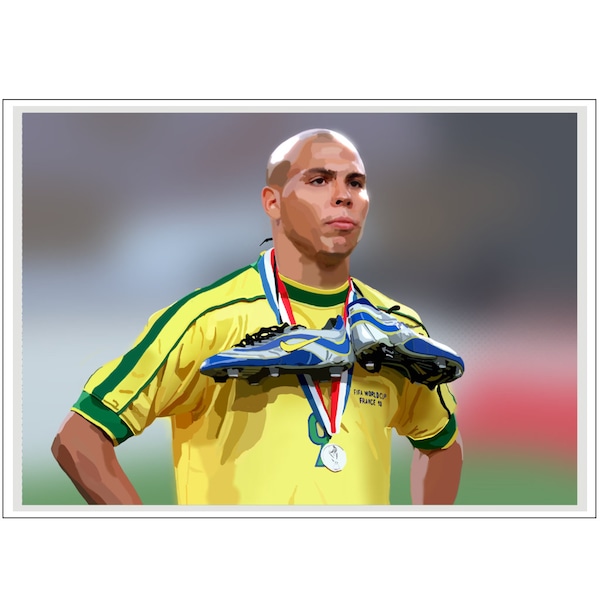 Ronaldo R9 Brazil - Etsy