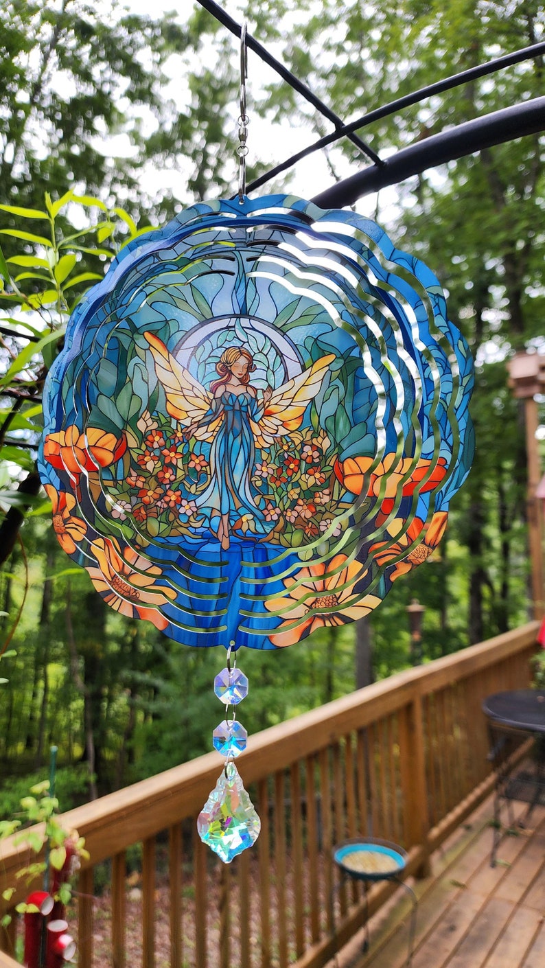 Angel Wind Spinner, 8 Wind Spinners, Sublimation Wind Spinner, Metal ...