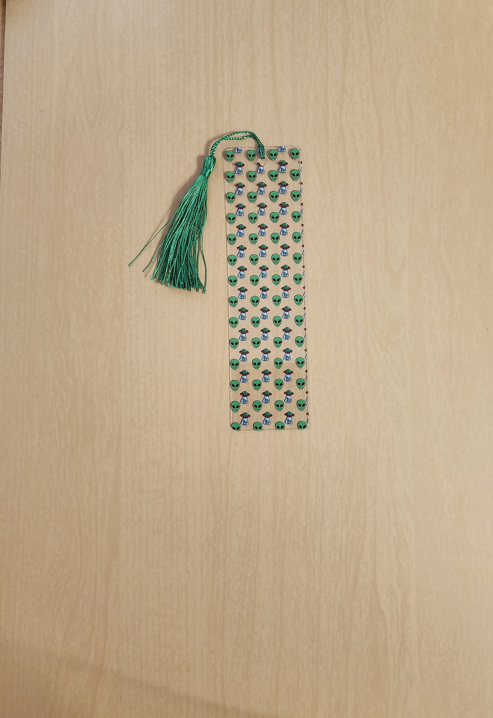Alien Bookmark, Flexable Bookmark, Alien Abduction Bookmark, Bookmark ...