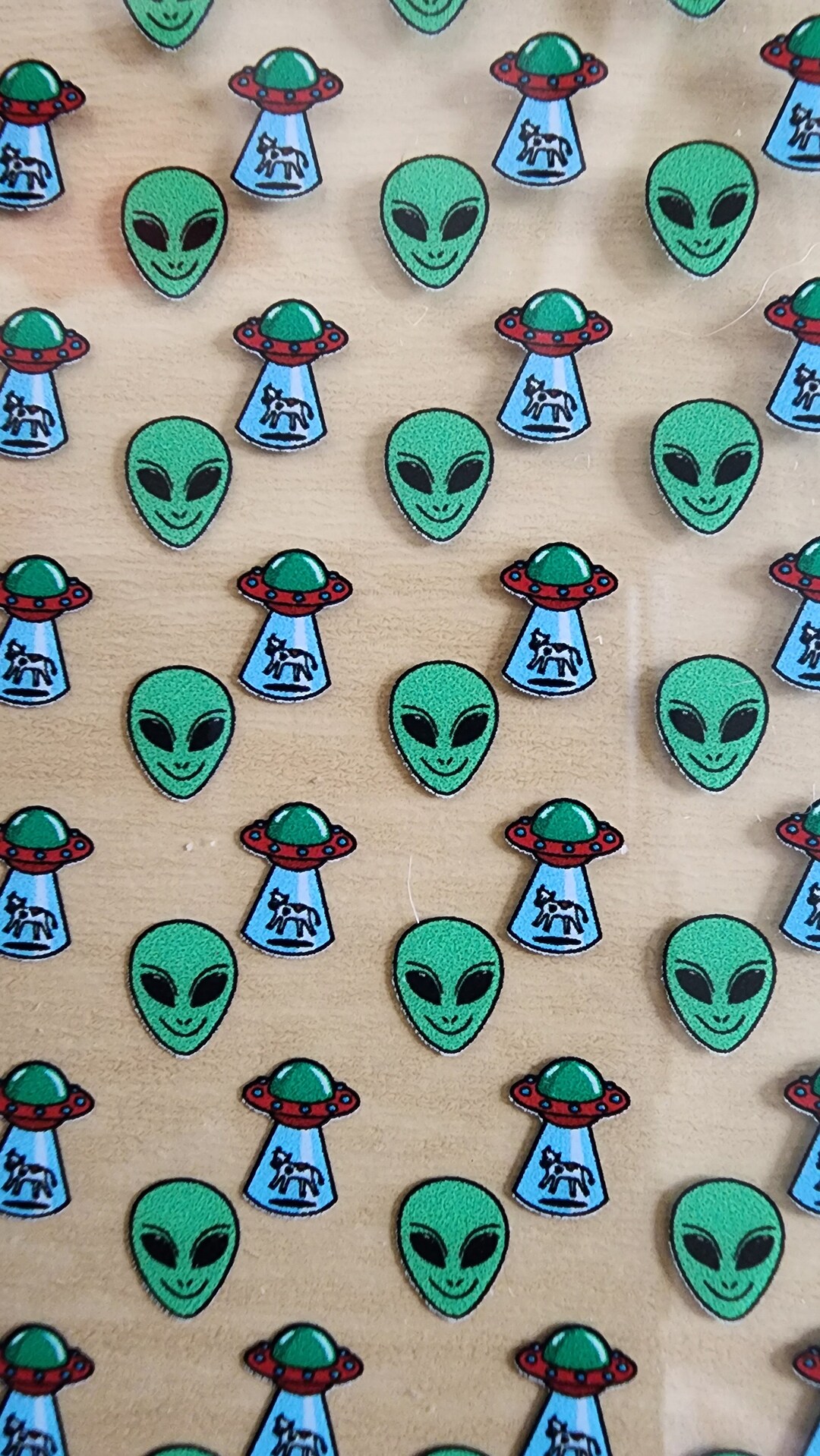 Alien Bookmark, Flexable Bookmark, Alien Abduction Bookmark, Bookmark ...